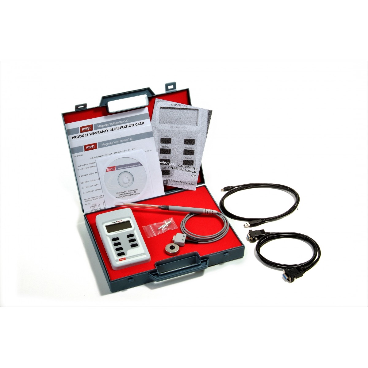 GM08 Gaussmeter with Transverse probe