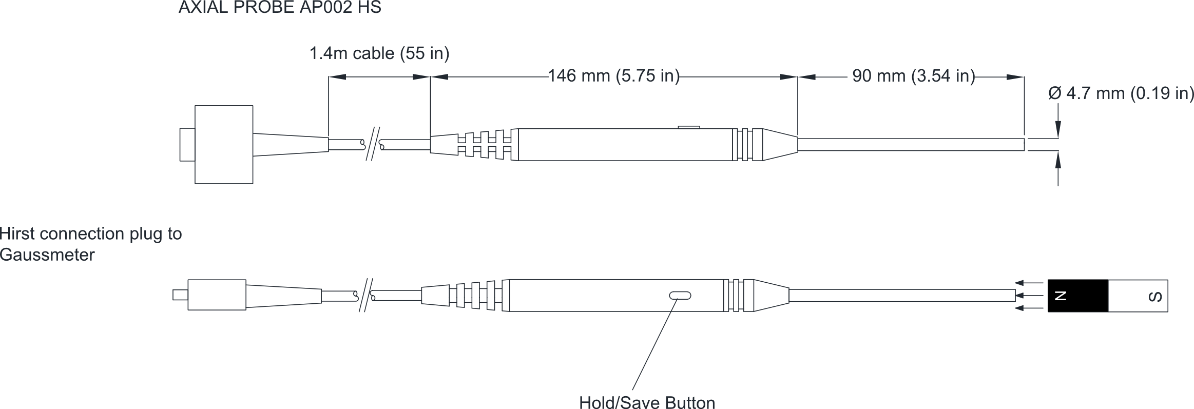 AP002HS HighSensitivity Axial Probe